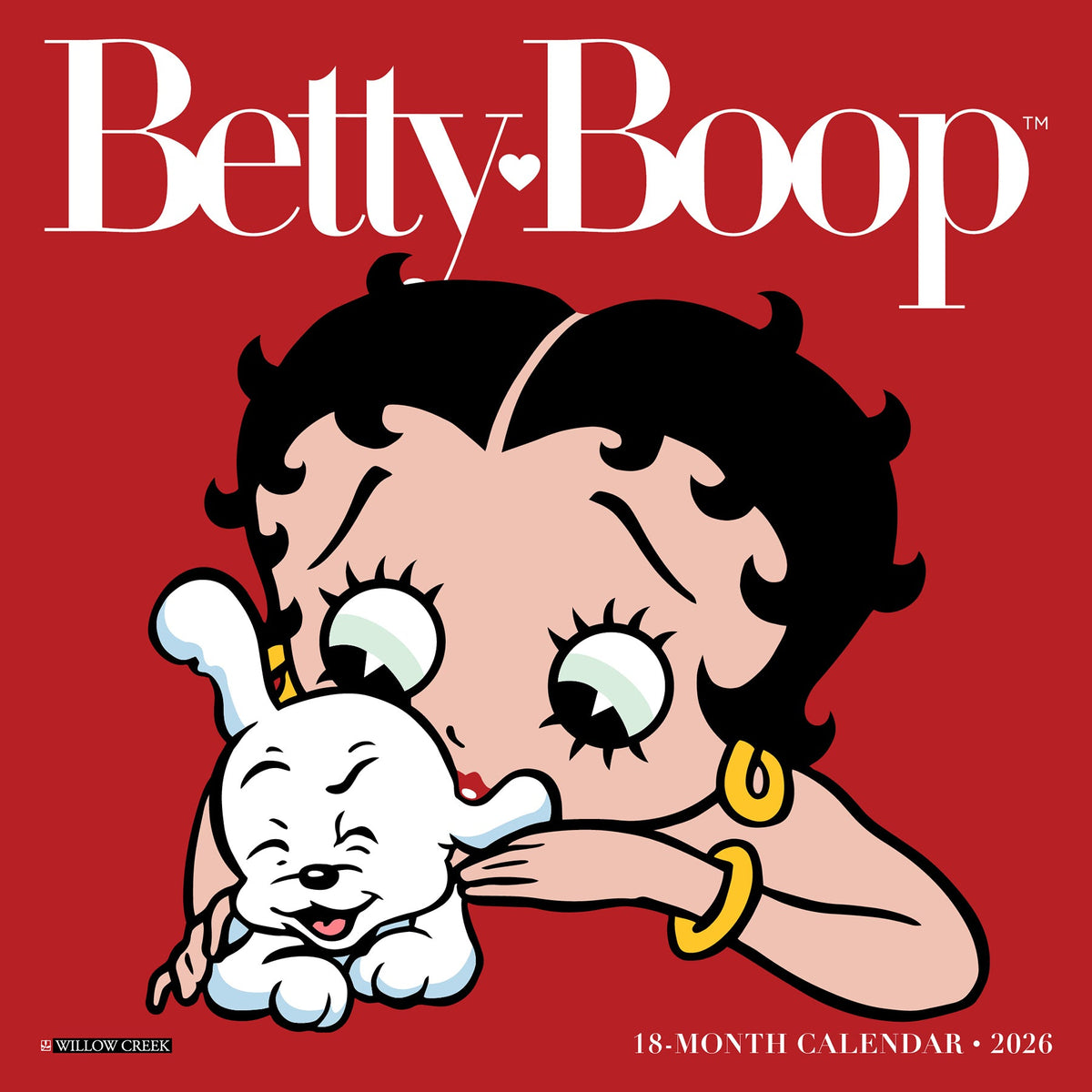 Betty Boop 2026 7" x 7" Mini Wall Calendar – Willow Creek Press